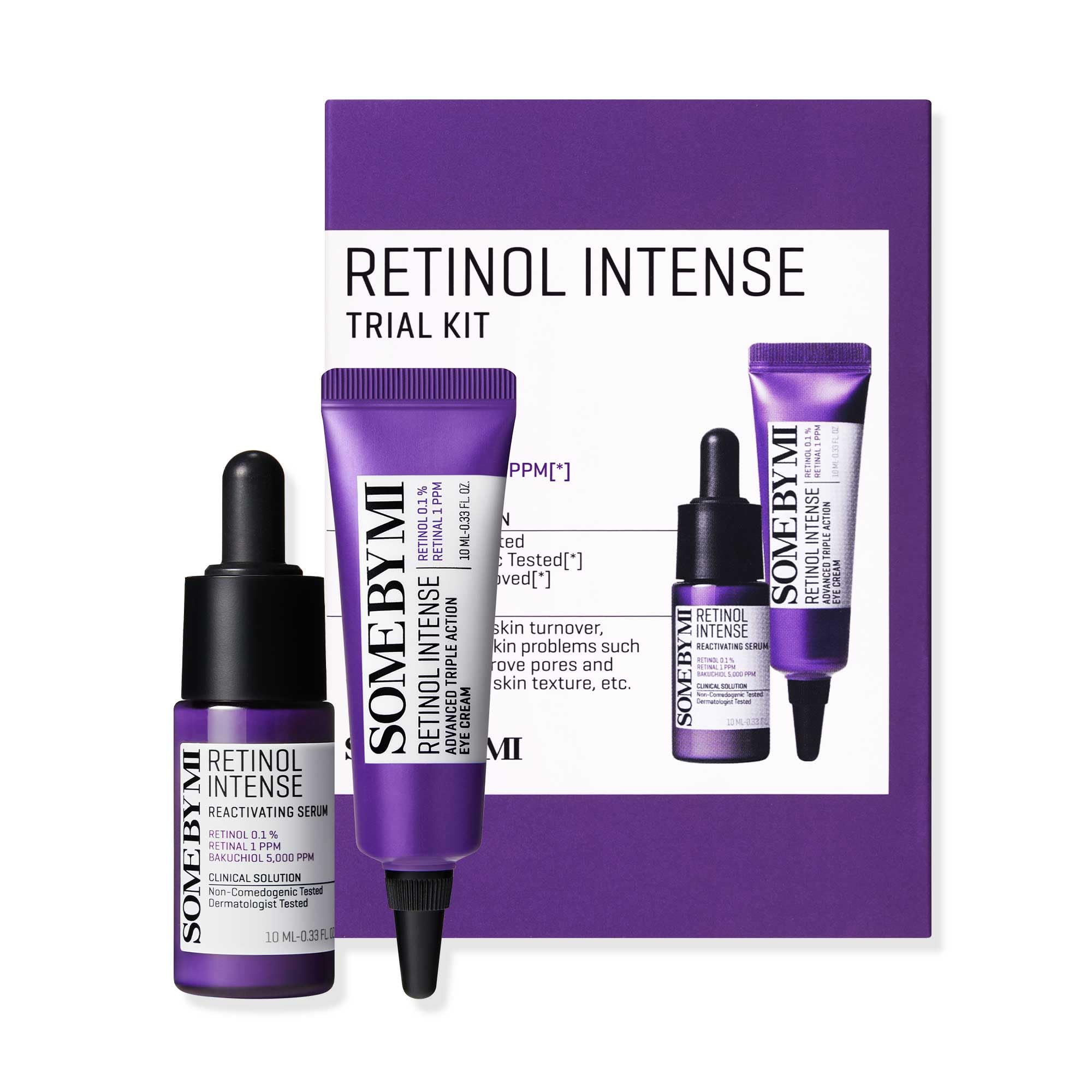 Some By Mi Retinol Intense Trial Kit (Retinol Eye Cream 10ml + Retinol ...